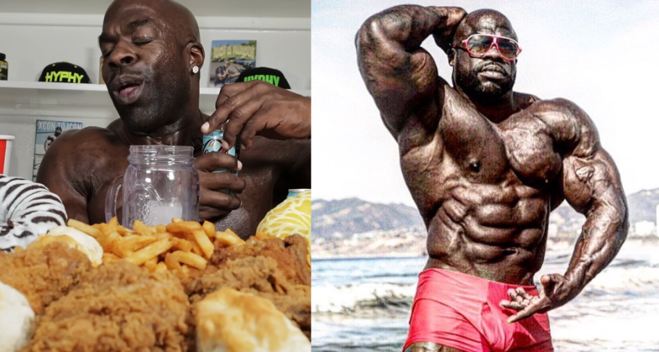 Heart Attack Victim Kali Muscle Is Back Slamming down unhealthy foods ...